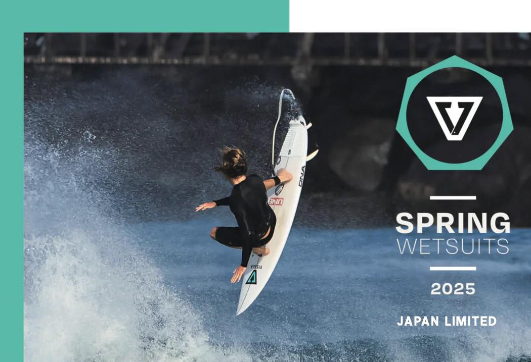 2025春夏新たなVISSLA JAPAN WETSUITSが誕生! 5/31(日)までオーダーフェア実施中